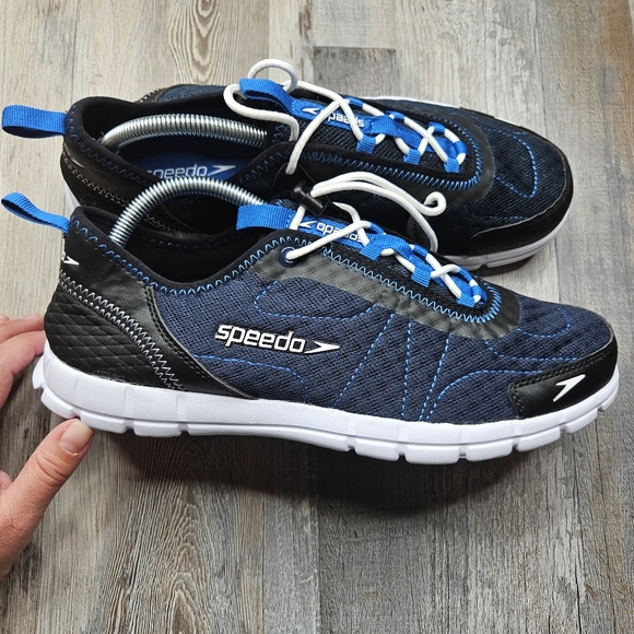 Speedo Men's Hybrid Watercross Water Shoe Navy/White at Heidi Tan blog